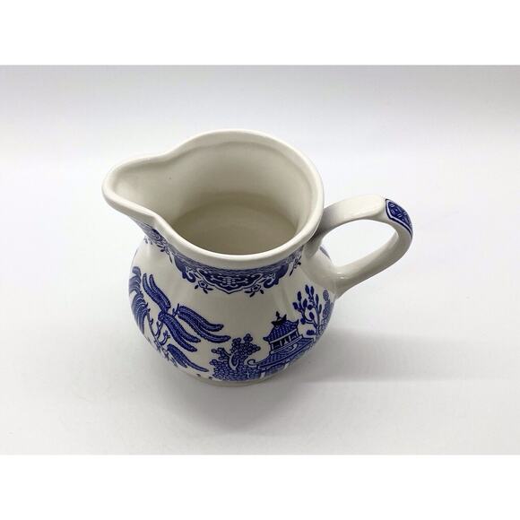 Churchill | Dining | Churchill Blue Willow Creamer White Blue Made In ...